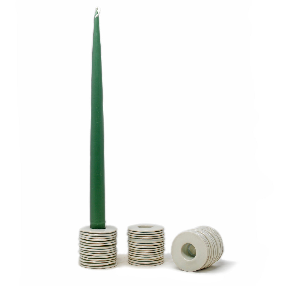 Stacked Candle Stick: Short – Handcrafted Shop